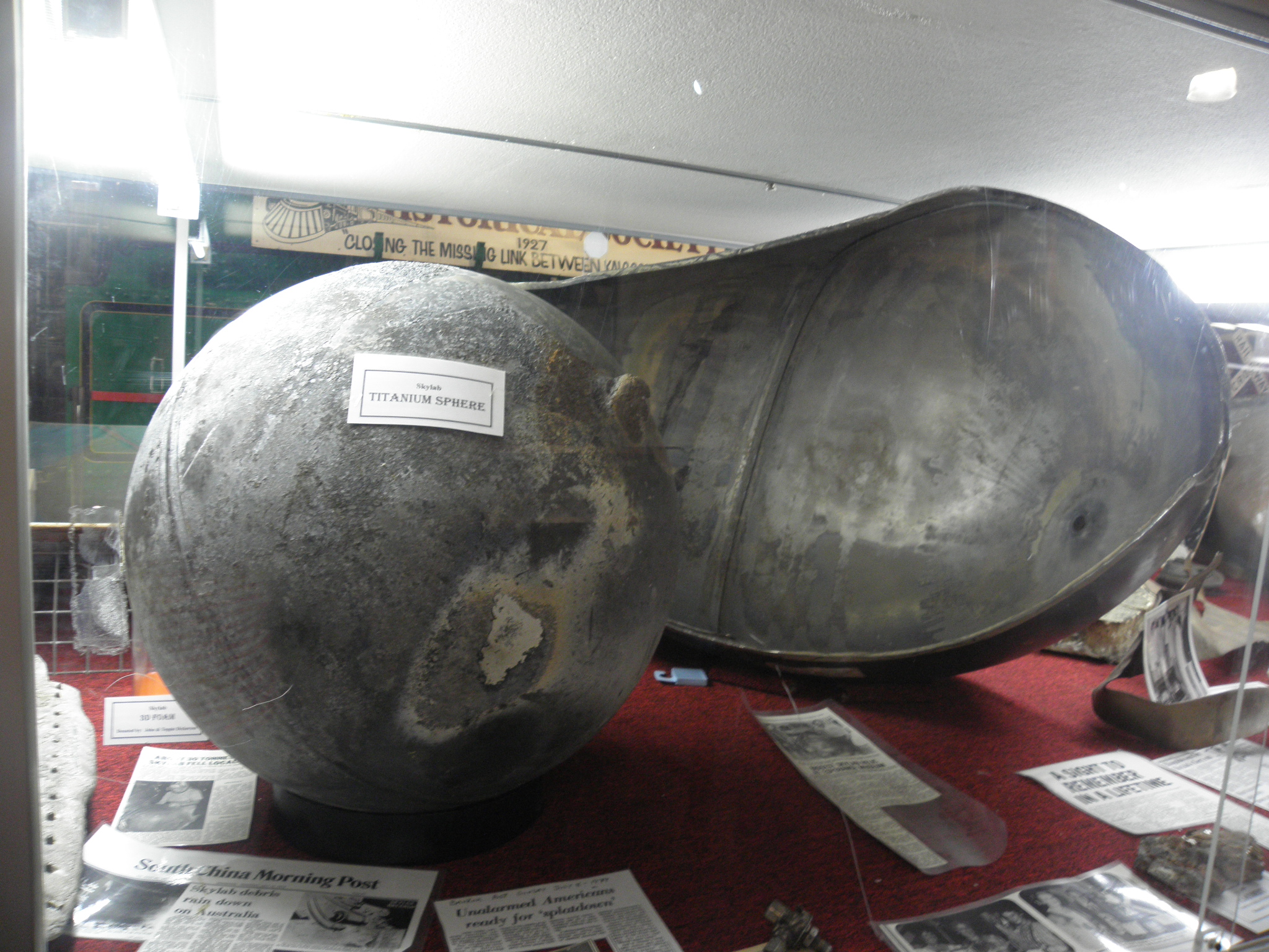 Skylab Debris at Esperance Museum | THe long paddock